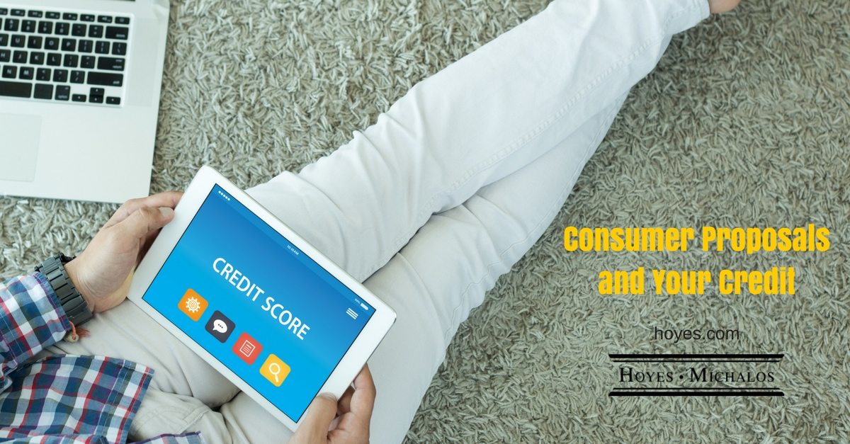 How Does A Consumer Proposal Affect Your Credit Rating
